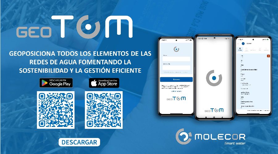 geoTOM®de Molecor, ya es posible geolocalizar todos los elementos de las redes de agua | RETEMA