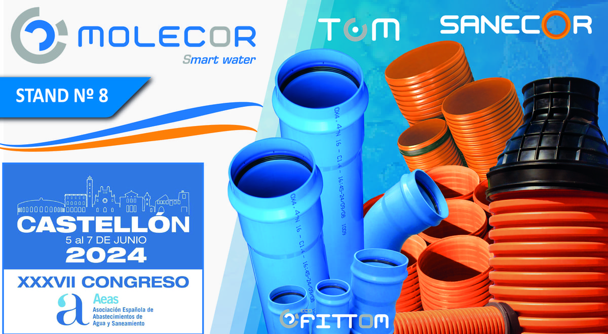 Molecor expondrá sus últimas novedades en el XXXVII Congreso AEAS | RETEMA