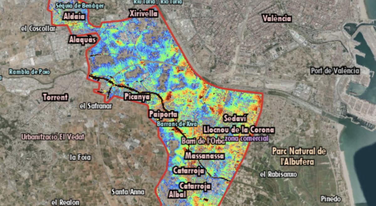 Investigadores de la UPV crean un mapa de inundaciones de los ...