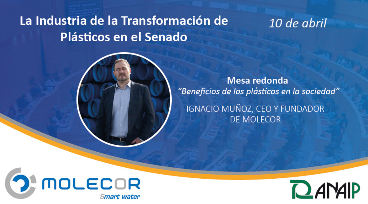 Molecor se une a ANAIP en el Senado para defender la competitividad de la industria del plástico ...