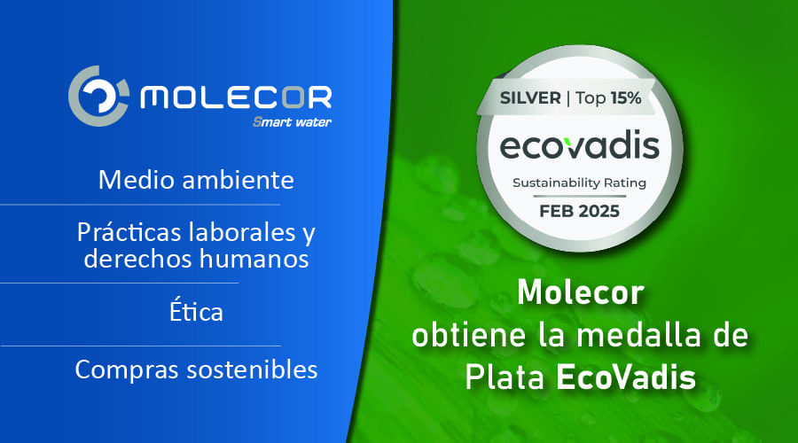 Molecor obtiene la medalla Plata de EcoVadis por su compromiso con la sostenibilidad | RETEMA