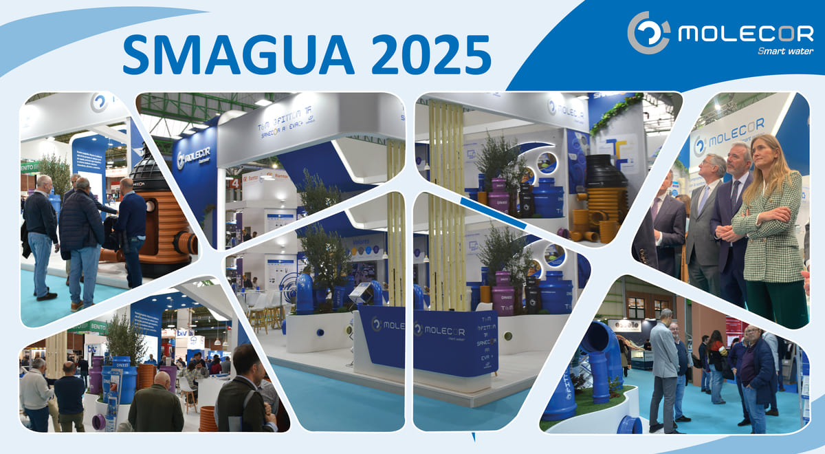 Molecor refuerza su liderazgo en SMAGUA 2025 con innovadoras soluciones sostenibles | RETEMA