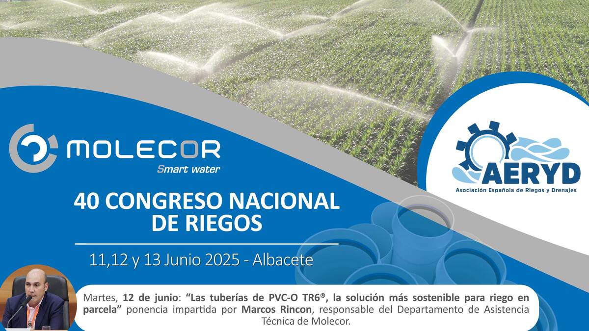 Molecor presenta TR6®, la nueva tubería de PVC-O que eleva la eficiencia y sostenibilidad del ...